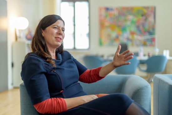 Berlins Education Senator Sandra Scheeres Spd Editorial Stock Photo ...