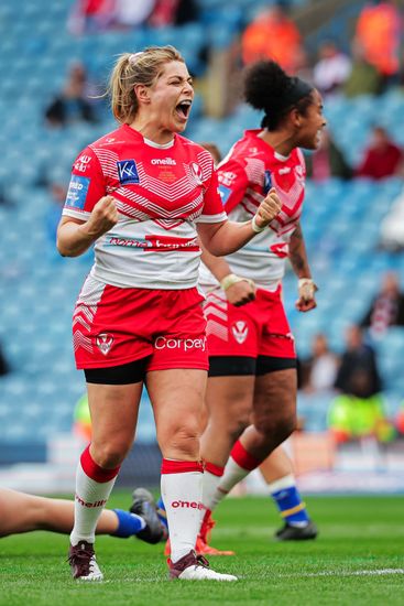 St Helens Emily Rudge Celebrates Her Editorial Stock Photo - Stock ...