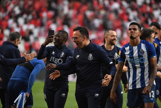 Porto Staff Celebrate Team Mates After Editorial Stock Photo - Stock ...