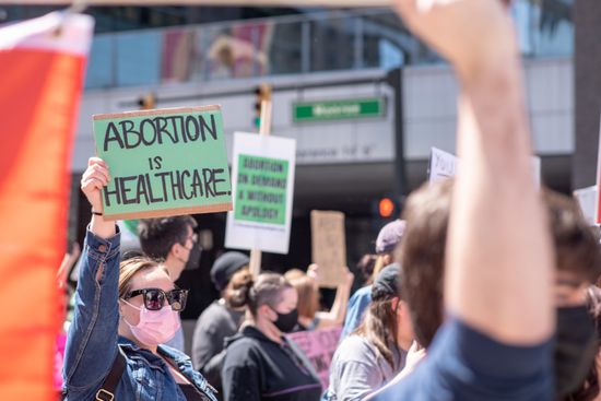 Several Hundred Activists Held Reproductive Rights Editorial Stock ...