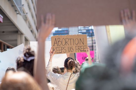 Several Hundred Activists Held Reproductive Rights Editorial Stock ...