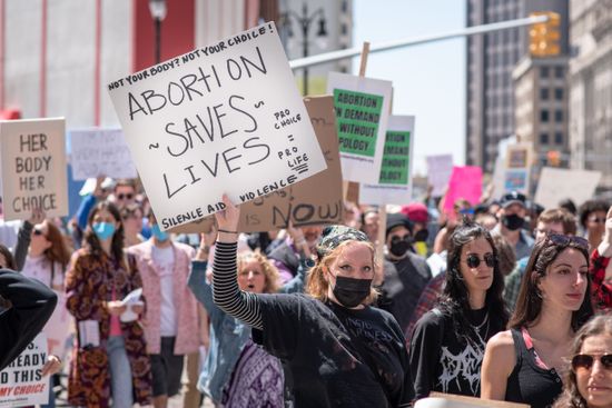 Several Hundred Activists Held Reproductive Rights Editorial Stock ...