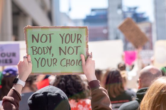 Several Hundred Activists Held Reproductive Rights Editorial Stock ...