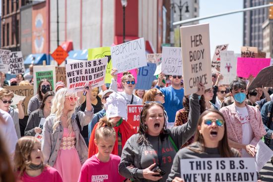 Several Hundred Activists Held Reproductive Rights Editorial Stock ...