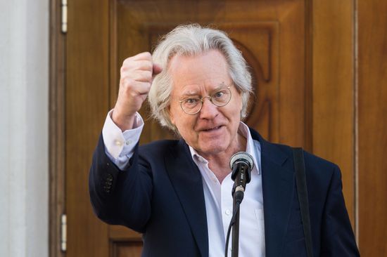 Professor Ac Grayling Addresses Proeu Supporters Editorial Stock Photo ...