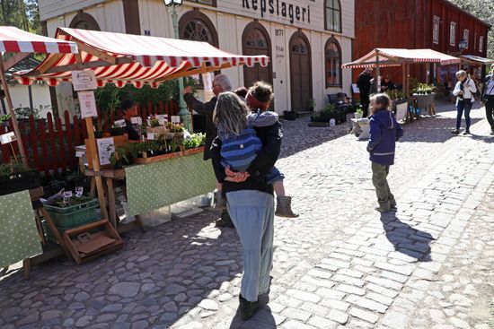 Vistors During Garden Market On Sunday Editorial Stock Photo - Stock ...