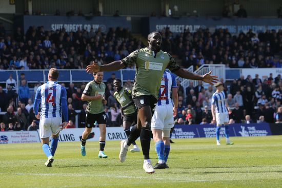 Colchesters John Akinde Celebrates After Scoring Editorial Stock Photo ...