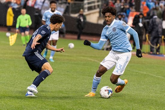 Talles Magno 43 Nycfc Controls Ball Editorial Stock Photo - Stock Image ...