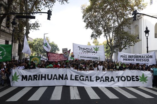 World Marijuana March Held Cannabis Organizations Editorial Stock Photo ...