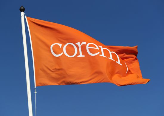 Flag Corem Property Group Ab Which Editorial Stock Photo - Stock Image ...