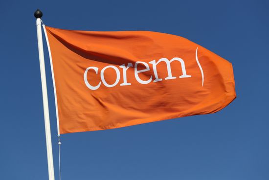 Flag Corem Property Group Ab Which Editorial Stock Photo - Stock Image ...