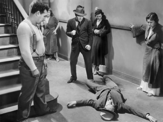 George Raft Helen Mack Onset Film Editorial Stock Photo - Stock Image ...