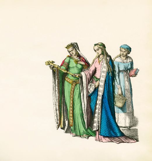 German Noblewomen German Middle Class Woman Editorial Stock Photo ...