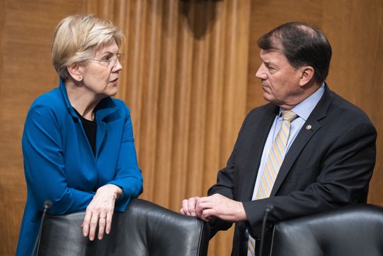 Sen Elizabeth Warren Dma Sen Mike Editorial Stock Photo - Stock Image ...