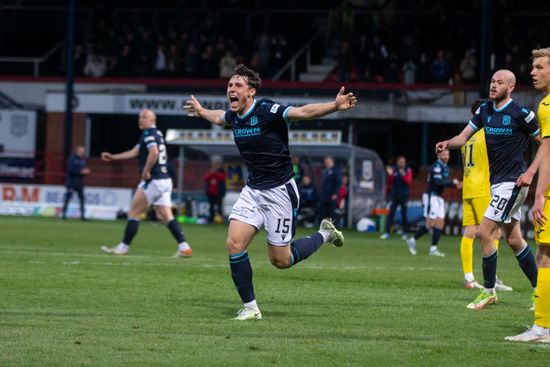 Josh Mulligan Dundee Celebrates After Scoring Editorial Stock Photo ...