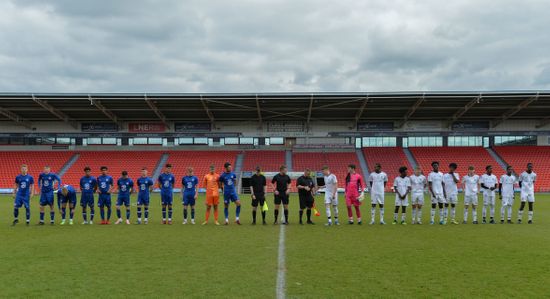 Two Teams Line Mens Efl Cefa Editorial Stock Photo - Stock Image ...