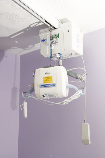 Hydraulic Ceiling Hoist Helping Disabled Infirm Editorial Stock Photo ...