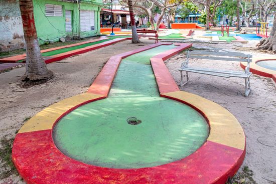 Built Structure El Golfito Minigolf Snack Editorial Stock Photo - Stock ...