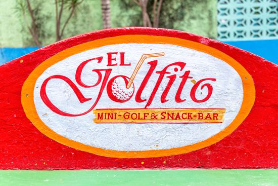 Logo Sign El Golfito Minigolf Snack Editorial Stock Photo - Stock Image ...