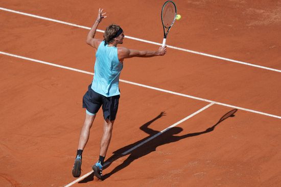 Alexander Zverev Action Dejected During Internazionali Editorial Stock Photo - Stock Image ...