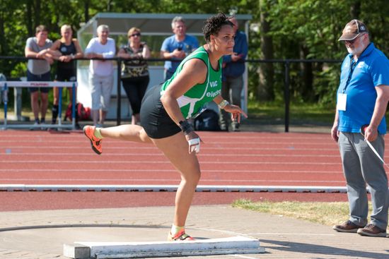 Belgian Jolien Maliga Boumkwopictured Action During Editorial Stock ...