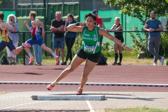 Belgian Jolien Maliga Boumkwopictured Action During Editorial Stock ...