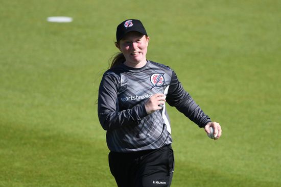 Wicket 63 2 Hannah Jones Lancashire Editorial Stock Photo - Stock Image ...