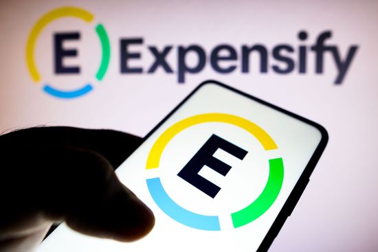 This Photo Illustration Expensify Logo Seen Editorial Stock Photo ...