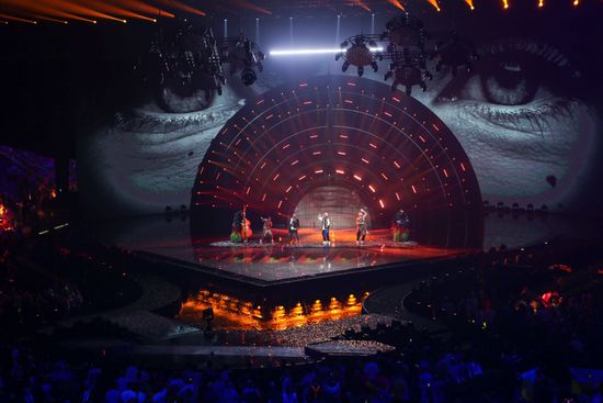 Kalush Orchestra Stefania Ukraine During Eurovision Editorial Stock ...