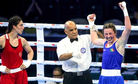 Womens Light Middleweight Semifinal Lisa Orourke Editorial Stock Photo ...
