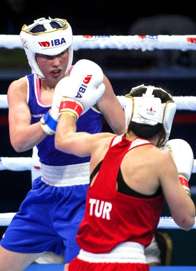 Womens Light Middleweight Semifinal Lisa Orourke Editorial Stock Photo ...