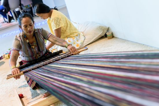 Weaver Stand Philippines On Occasion 53rd Editorial Stock Photo - Stock ...
