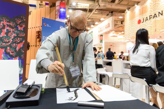 Calligrapher Koreas Booth On Occasion 53rd Editorial Stock Photo ...