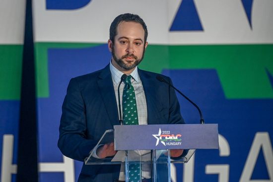 Matthew Tyrmand Lead Journalist Us Political Editorial Stock Photo ...