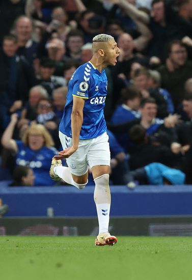 Richarlison Everton On Equaliser 22 Editorial Stock Photo - Stock Image ...