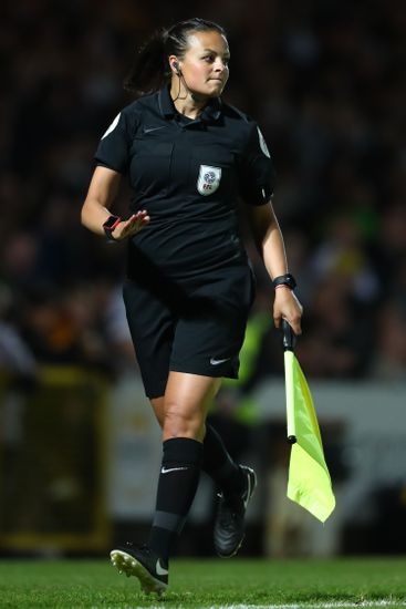 Assistant Referee Lisa Rashid Runs Line Editorial Stock Photo - Stock ...