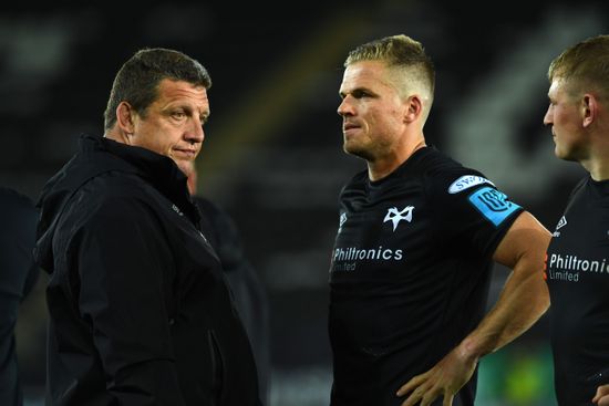 Ospreys Coach Toby Booth Gareth Anscombe Editorial Stock Photo - Stock ...