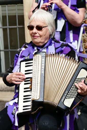 Anonymous Morris Outside Great Hall Mayfest Editorial Stock Photo ...