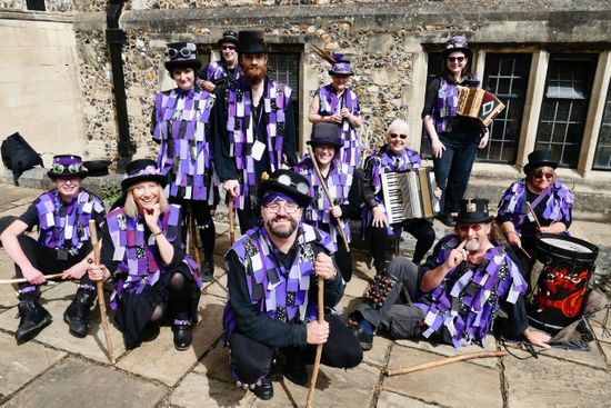 Anonymous Morris Outside Great Hall Mayfest Editorial Stock Photo ...
