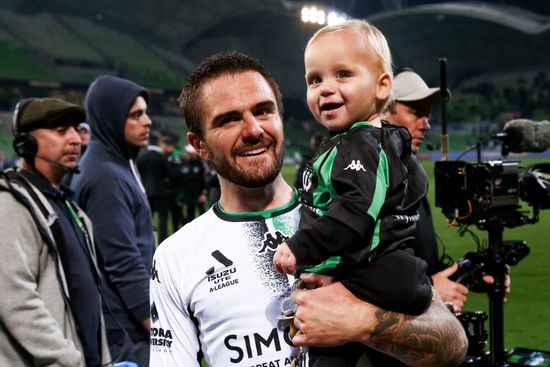 Joshua Risdon Western United Celebrates His Editorial Stock Photo ...