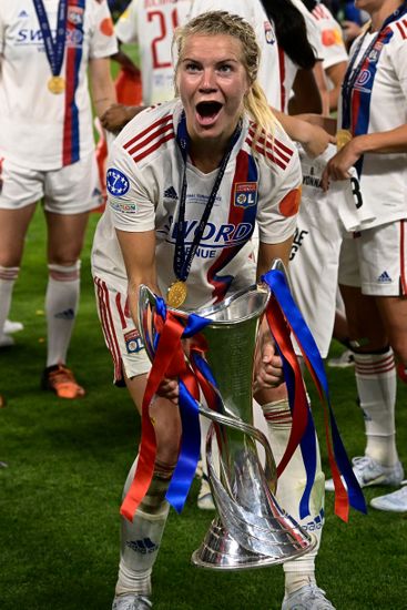 Players Olympique Lyonnais Celebrates Victory Editorial Stock Photo ...