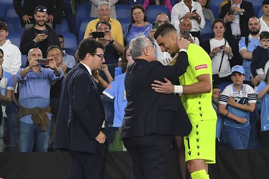 Claudio Lotito Thomas Strakosha Ss Lazio Editorial Stock Photo - Stock ...