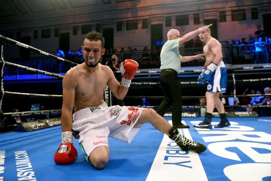 Andrew Cain Blue Shorts Defeats Luis Editorial Stock Photo - Stock ...