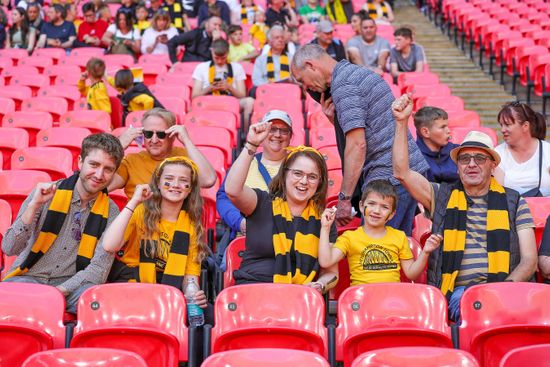 Littlehampton Town Fans During Fa Vase Editorial Stock Photo - Stock ...