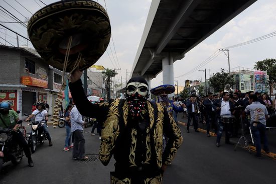 Person Dressed Charro Skull Mask During Editorial Stock Photo - Stock ...