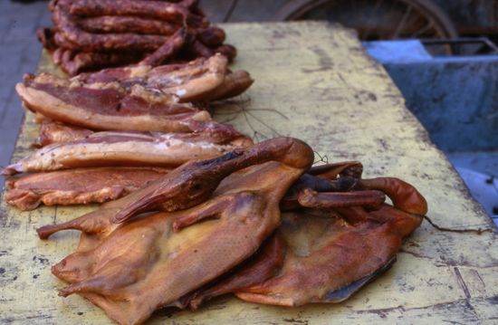 Butcher Booth On Market City Xian Editorial Stock Photo - Stock Image ...