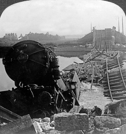 Tangled Ruins Marne Bridge Blown By Editorial Stock Photo - Stock Image ...
