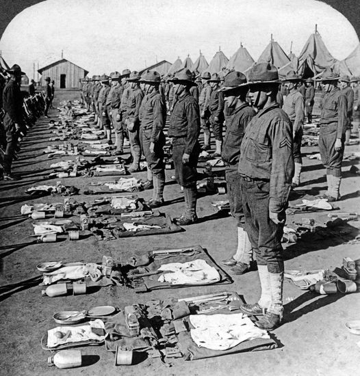 Pack Inspection 139th Regiment Infantry America Editorial Stock Photo ...
