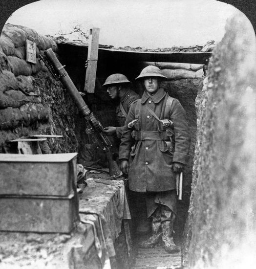 British First Line Trench Balkans 1910s Editorial Stock Photo - Stock ...