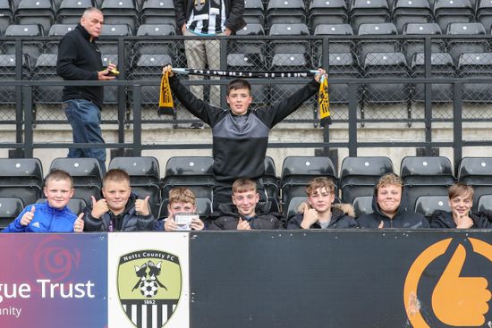 Notts County Supporters During National League Editorial Stock Photo ...